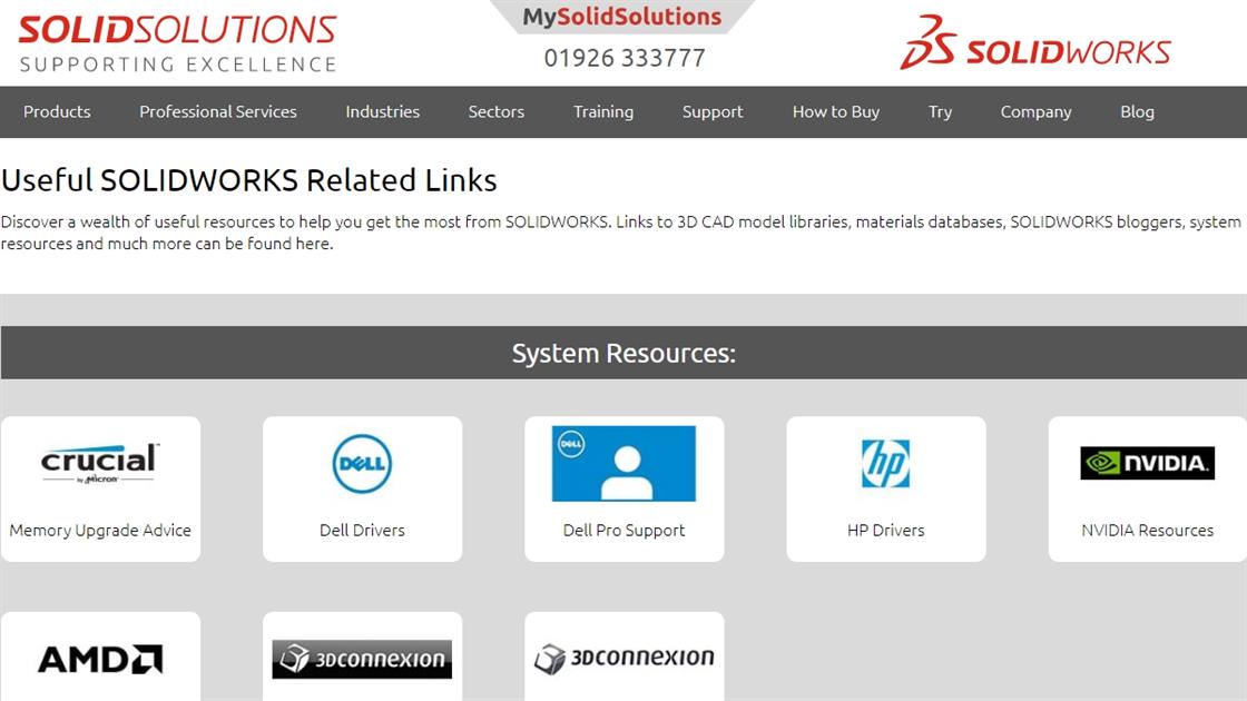 Useful SolidWorks Related Links | Solid Solutions