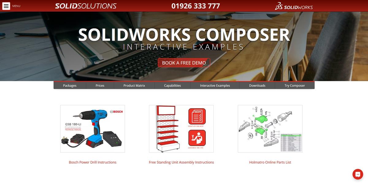 SolidWorks Composer - Interactive Examples