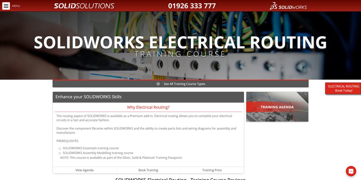SOLIDWORKS Electrical Routing Training Course | Solid Solutions
