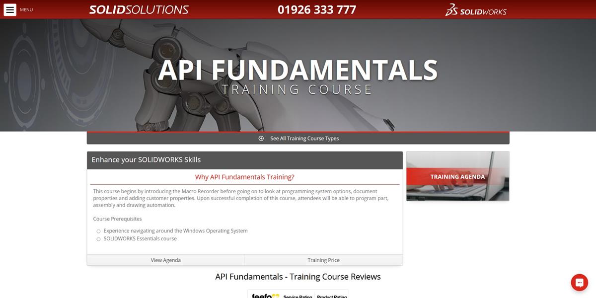 API Fundamentals Training for SOLIDWORKS | Solid Solutions
