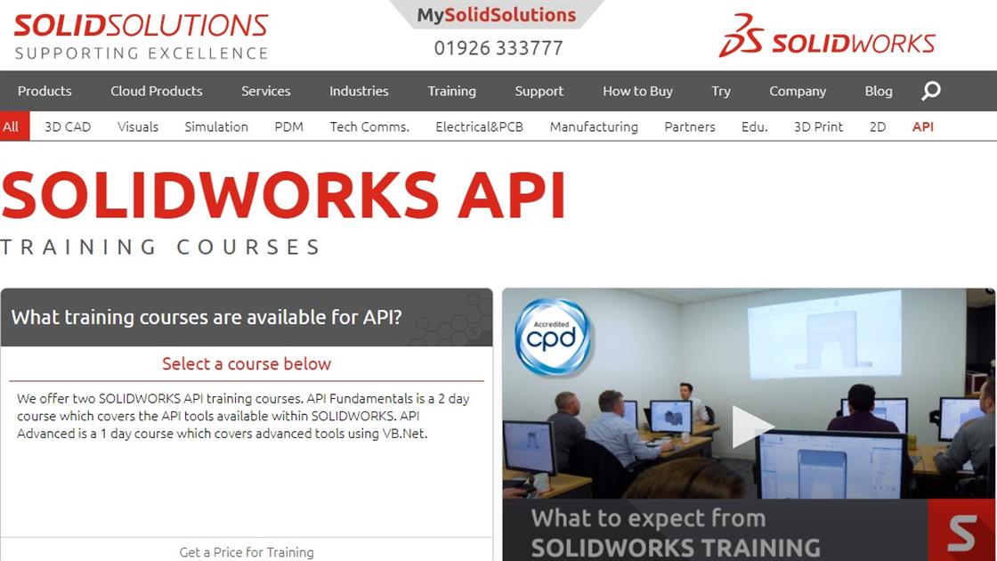 SOLIDWORKS API Training
