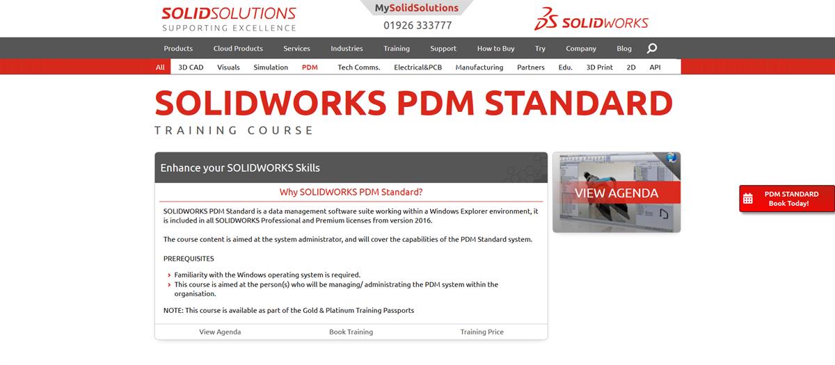 SOLIDWORKS PDM Standard Training Course