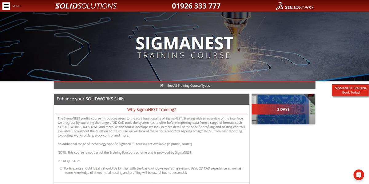 SigmaNEST Training | Solid Solutions