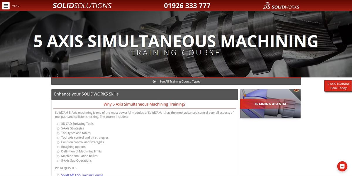 SolidCAM 5 Axis Simultaneous Machining | Solid Solutions