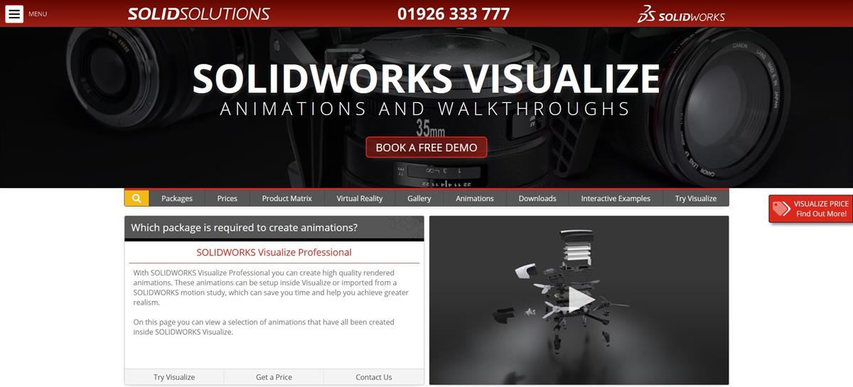 SOLIDWORKS Visualize Animations