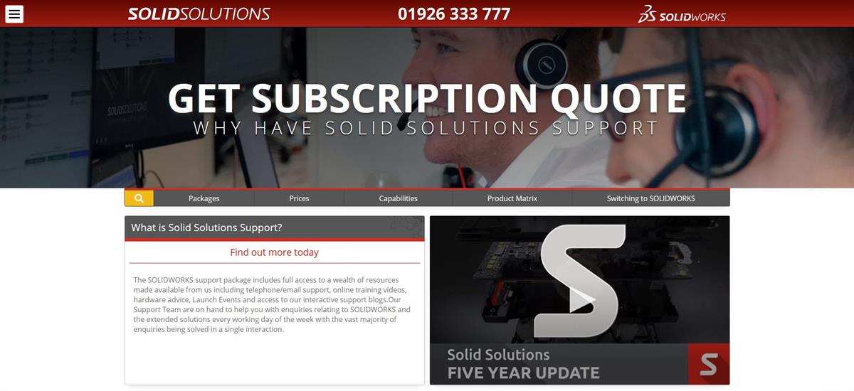 Get a Price for SolidWorks Support | Solid Solutions