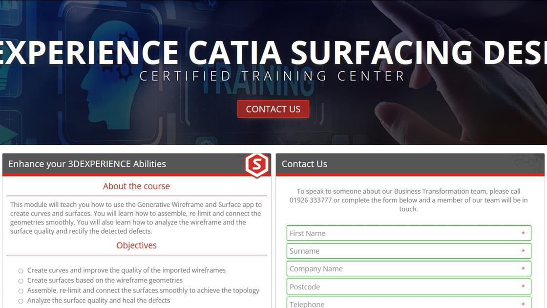 3DEXPERIENCE CATIA Surfacing Design