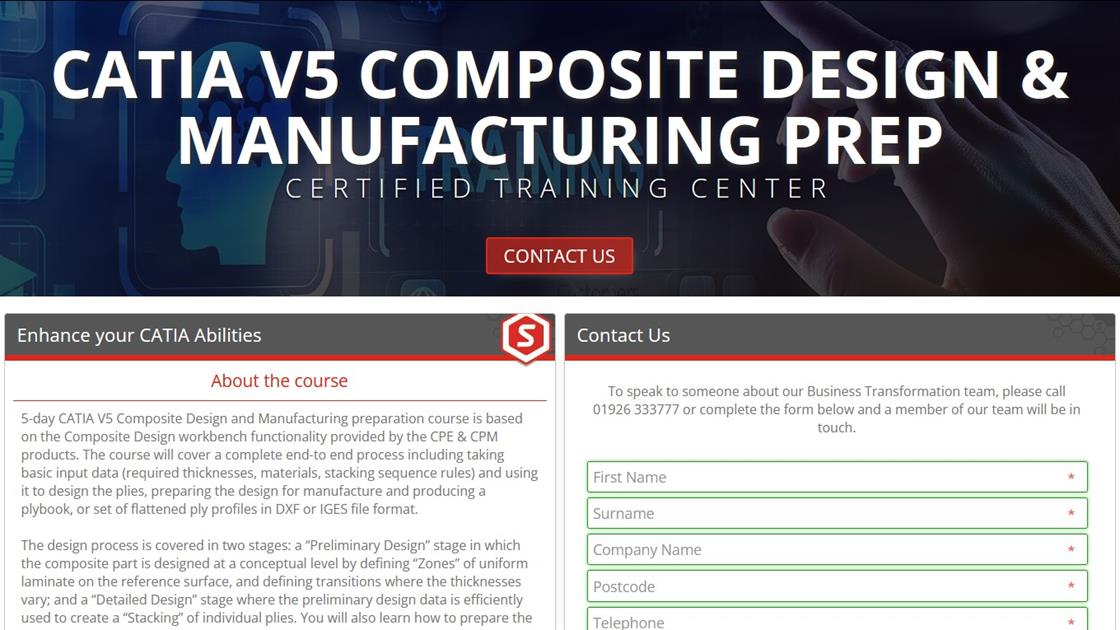 CATIA V5 Composite design manufacturing preperation