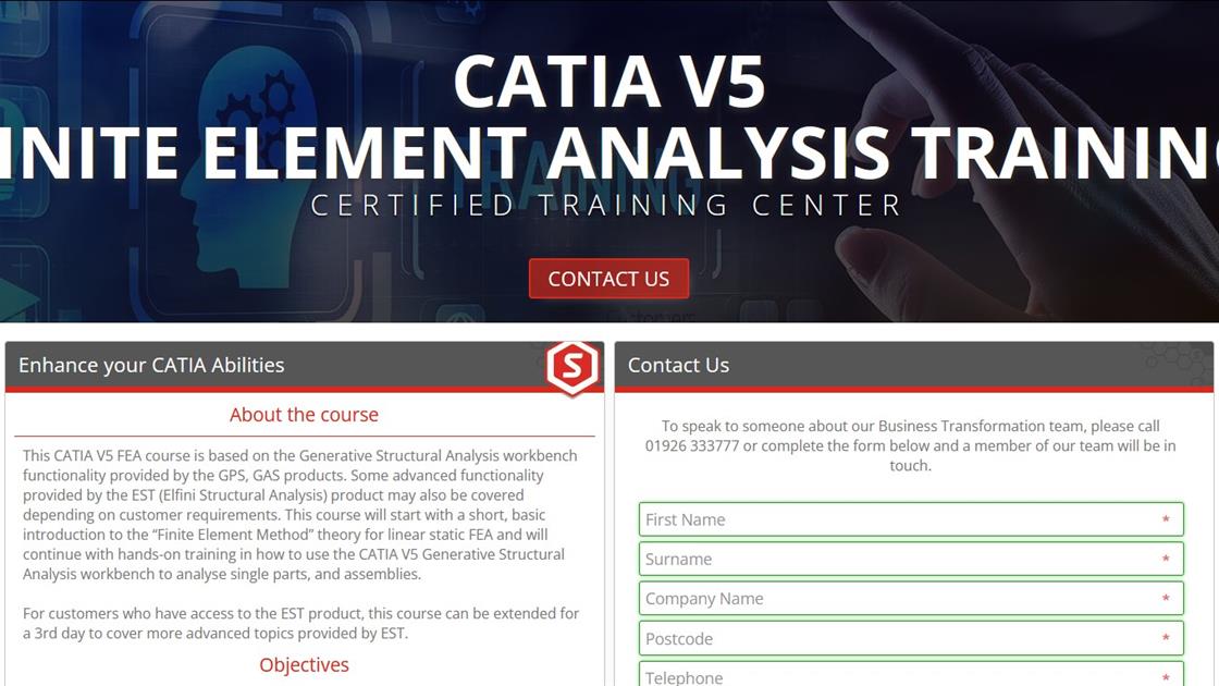 CATIA V5 Finite Element Analysis Training